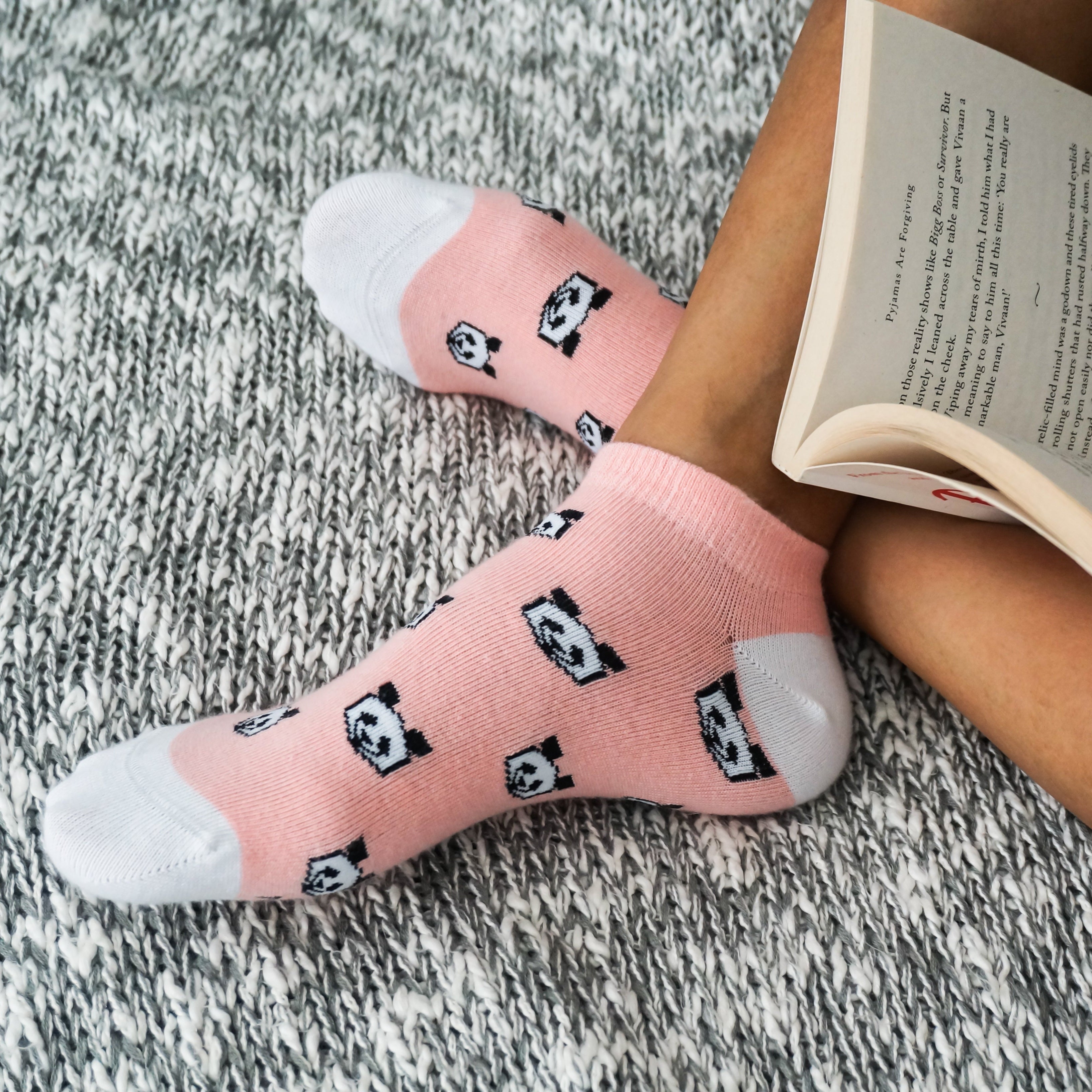 Pandastic Ankle Socks for Women – Mint & Oak